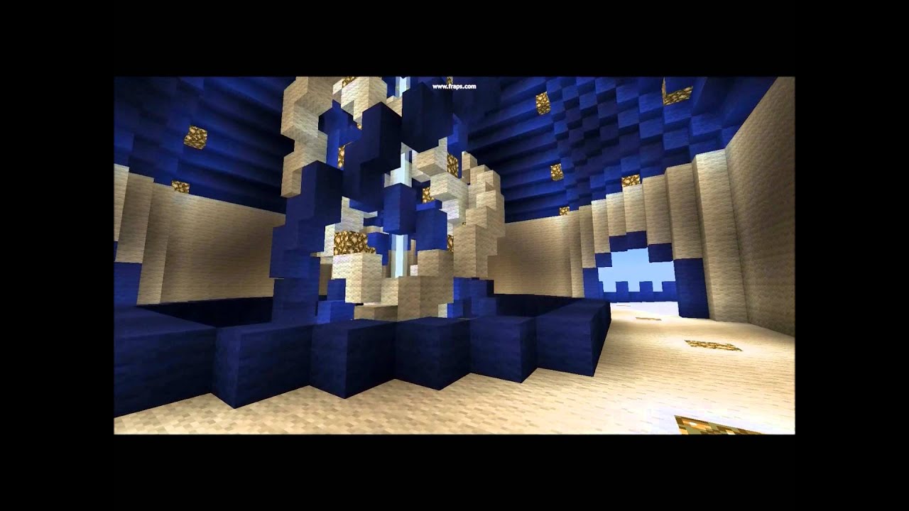 Minecraft Castle Blue&White - YouTube