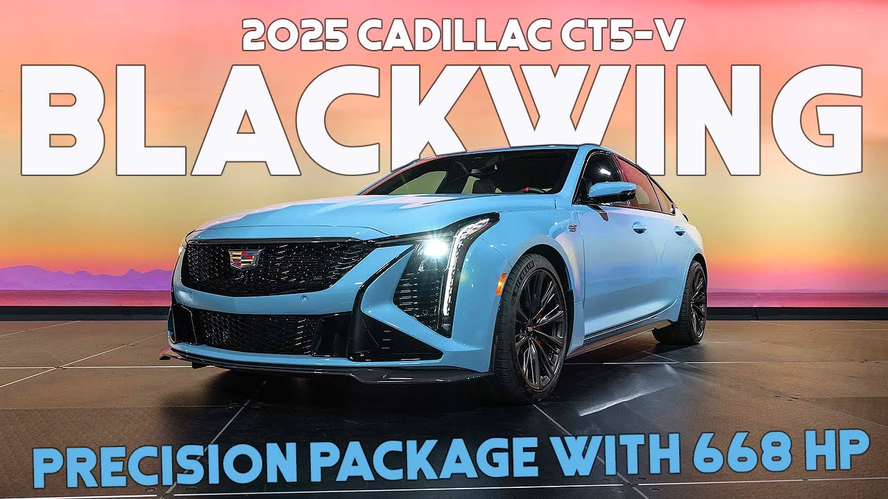2025 Cadillac CT5-V Blackwing Precision Package - Luxury and High Performance - YouTube