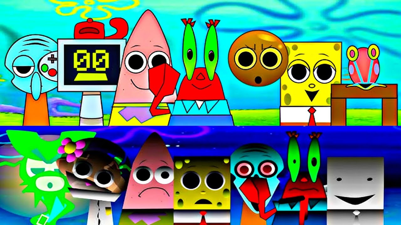 Sprunki Incredibox but Spongebob Squarepants Mod Cover - YouTube