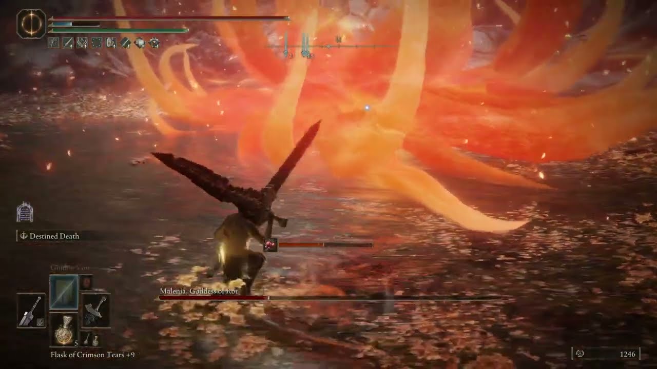 When you Ascend in Elden Ring pt 2 - Melania boss fight - YouTube