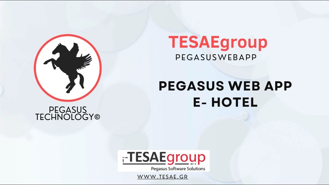 Pegasus Web App e-Hotel // 5+1 Βασικές Λειτουργίες - YouTube