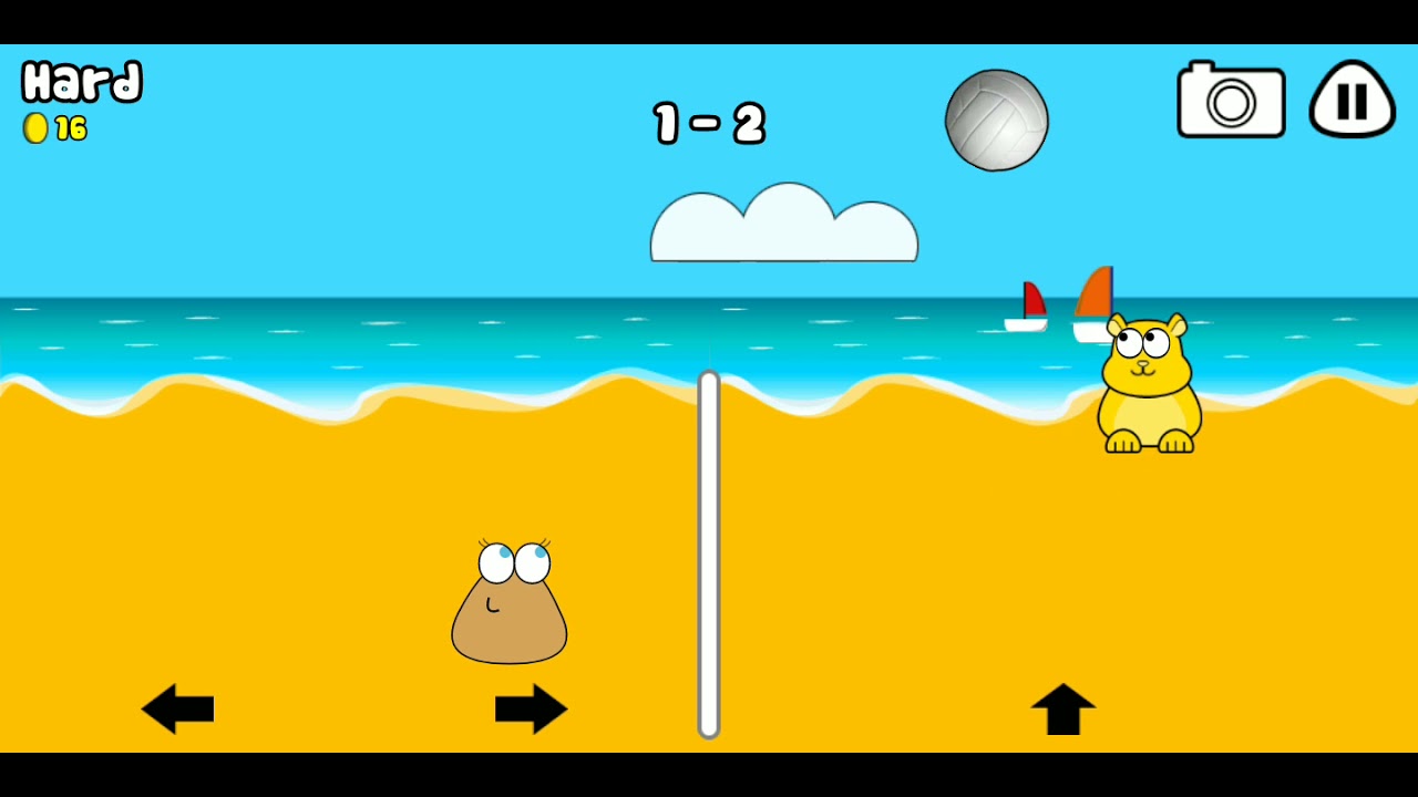 Pou volleyball - YouTube