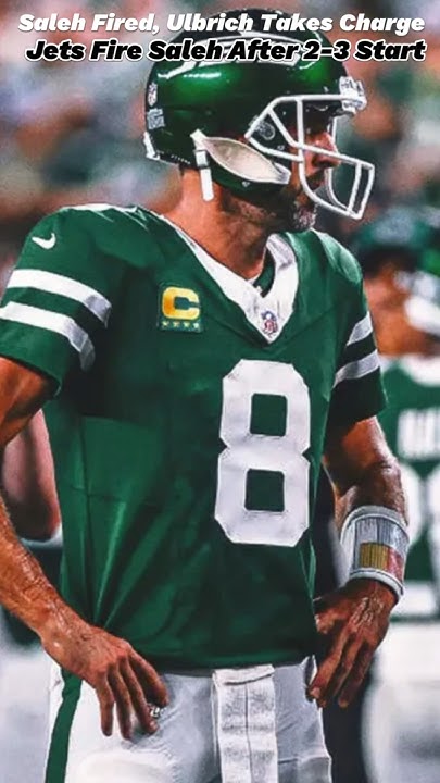 Jets Fire Saleh After 2-3 Start |Saleh Fired, Ulbrich Takes Charge|Jets Fire Saleh, Ulbrich ...