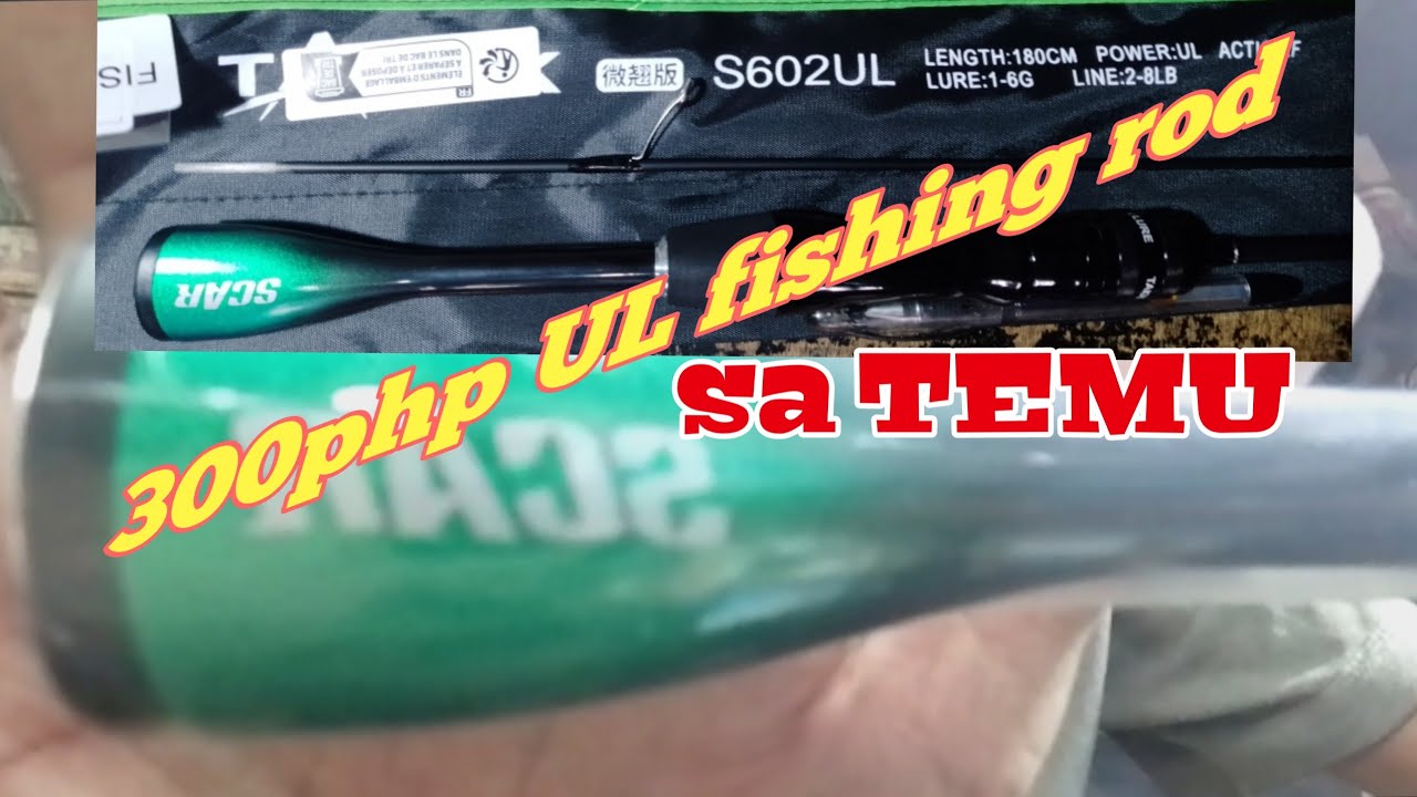 UNBOXING/TAIGEK ultralight fishing rod from TEMU - YouTube