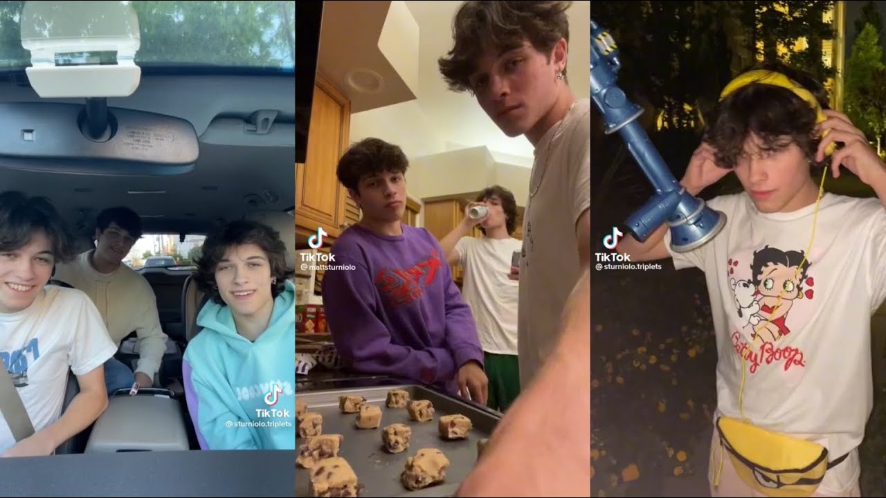 sturniolo triplets tiktok compilation - YouTube