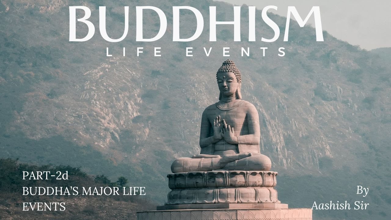 BUDDHISM PART-2d | MAJOR EVENTS IN BUDDHA'S LIFE | UPSC UPPCS SSC HCS ...