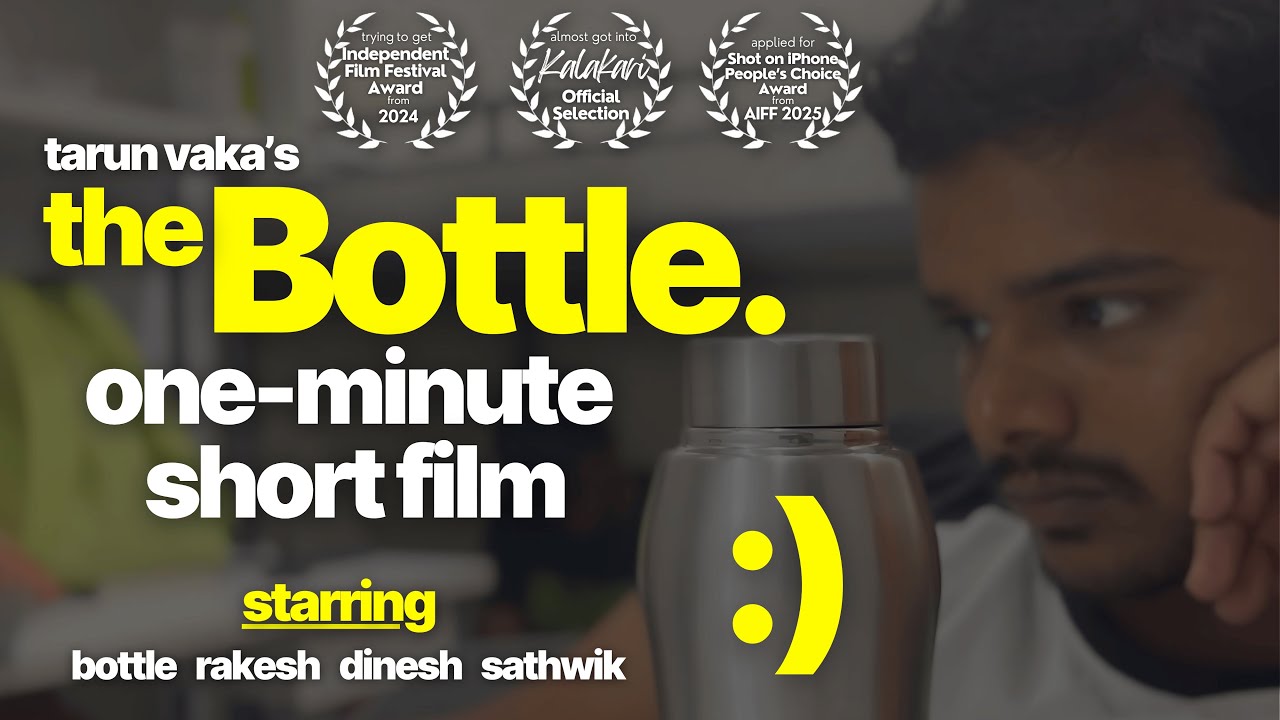 The Bottle | One-Minute Short Film - YouTube