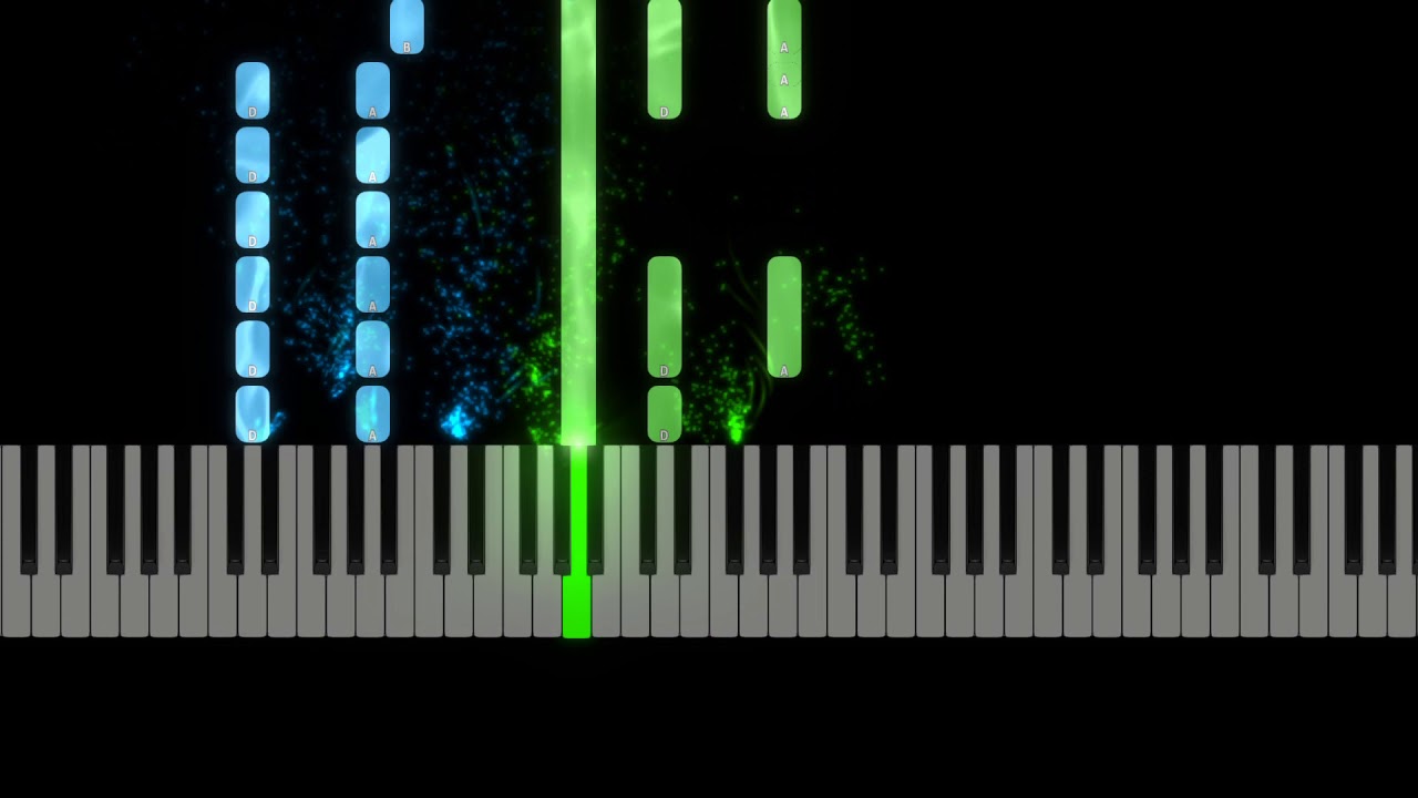 Dean Lewis "Falling Up" Piano Sheet Music Synthesia Preview - D Major ...