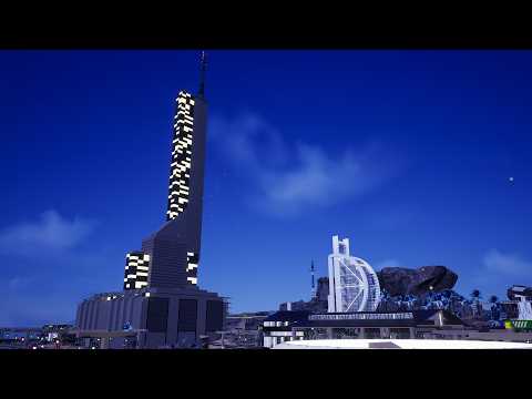 Satisfactory 1.2 Fresh Start - Finishing touches on new tower making a TON of PIPES!