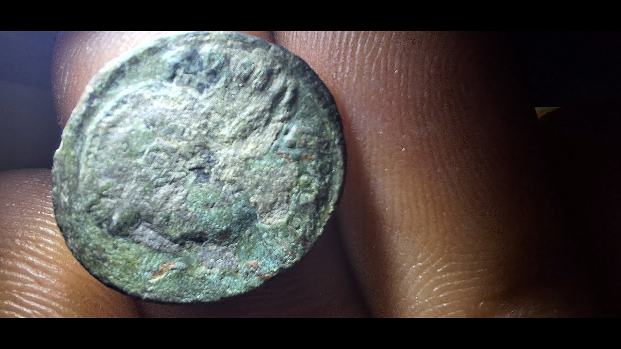 Coin cleaning part 2 we have a Roman coin - YouTube