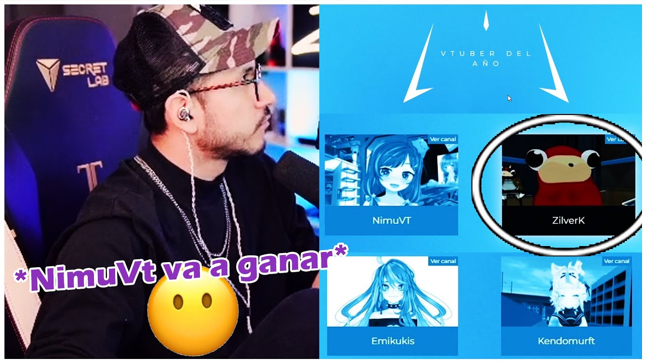 Zein le da su voto a Zilverk para el Vtuber del año en los ESLAND - YouTube