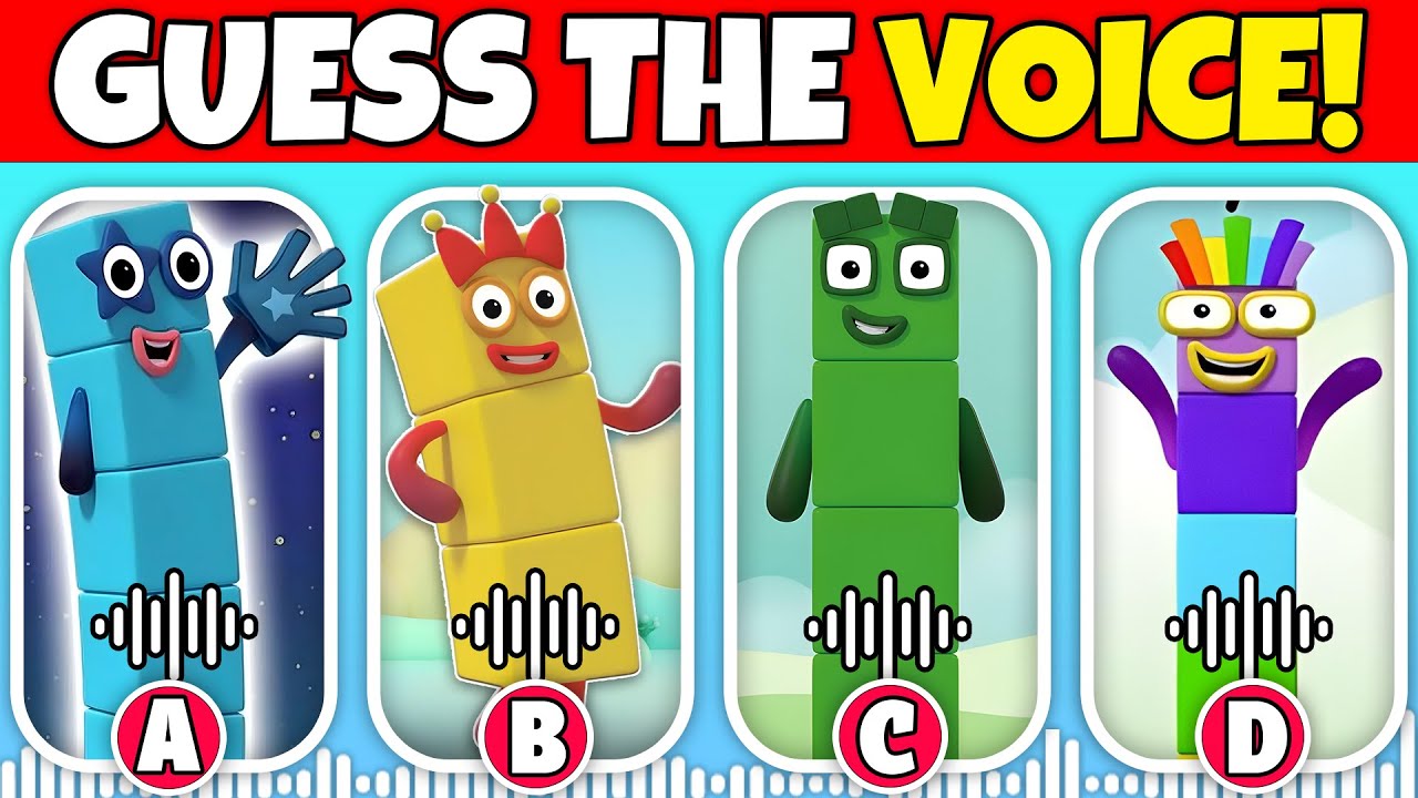 🔊 NUMBERBLOCKS VOICE QUIZ! 🎤 Guess Who’s Talking! (Hard Mode!)🔢🟩🟡| Five ...