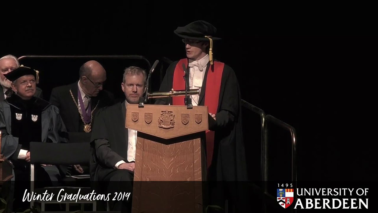 University of Aberdeen Winter Graduations 2019, Thursday 21st, 3pm ...