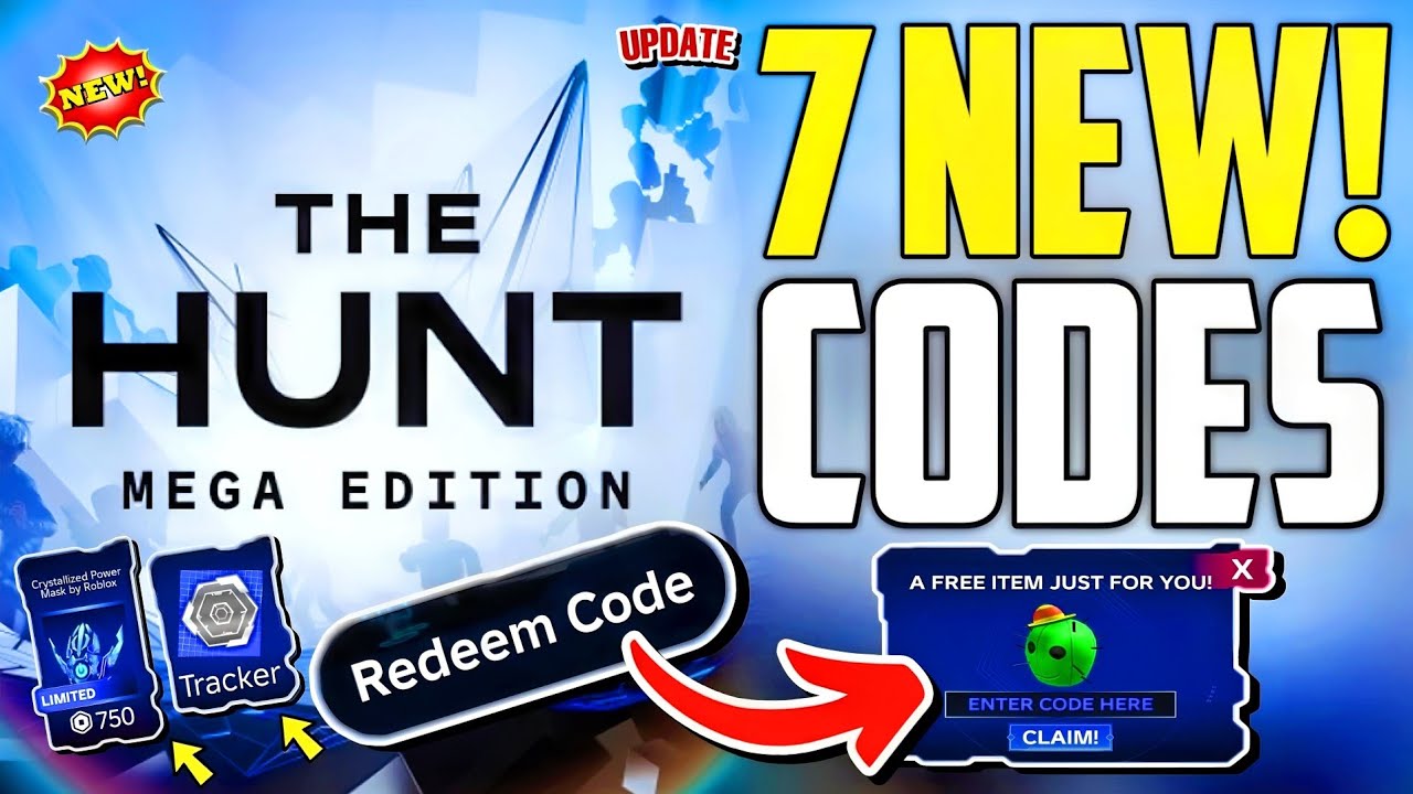 ⚠️ITEM⚡CODES!⚠️THE HUNT: MEGA EDITION ROBLOX CODES 2025 - MEGA EDITION CODES - YouTube