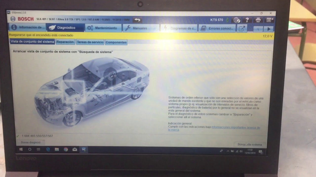 Diagnosis con KTS de Bosch - YouTube