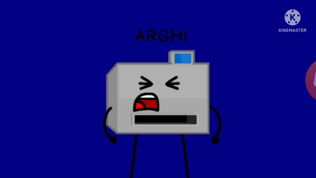 Printer turns into a werewolf (Object Terror) - YouTube