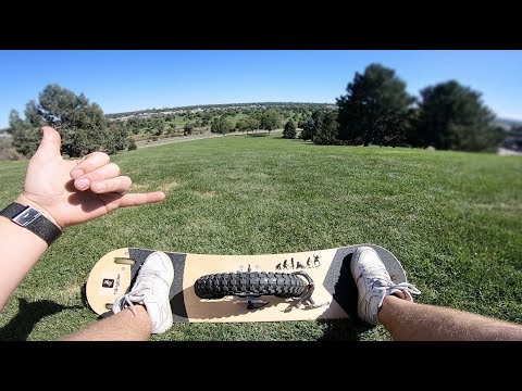 THE GRASS SNOWBOARD! - YouTube