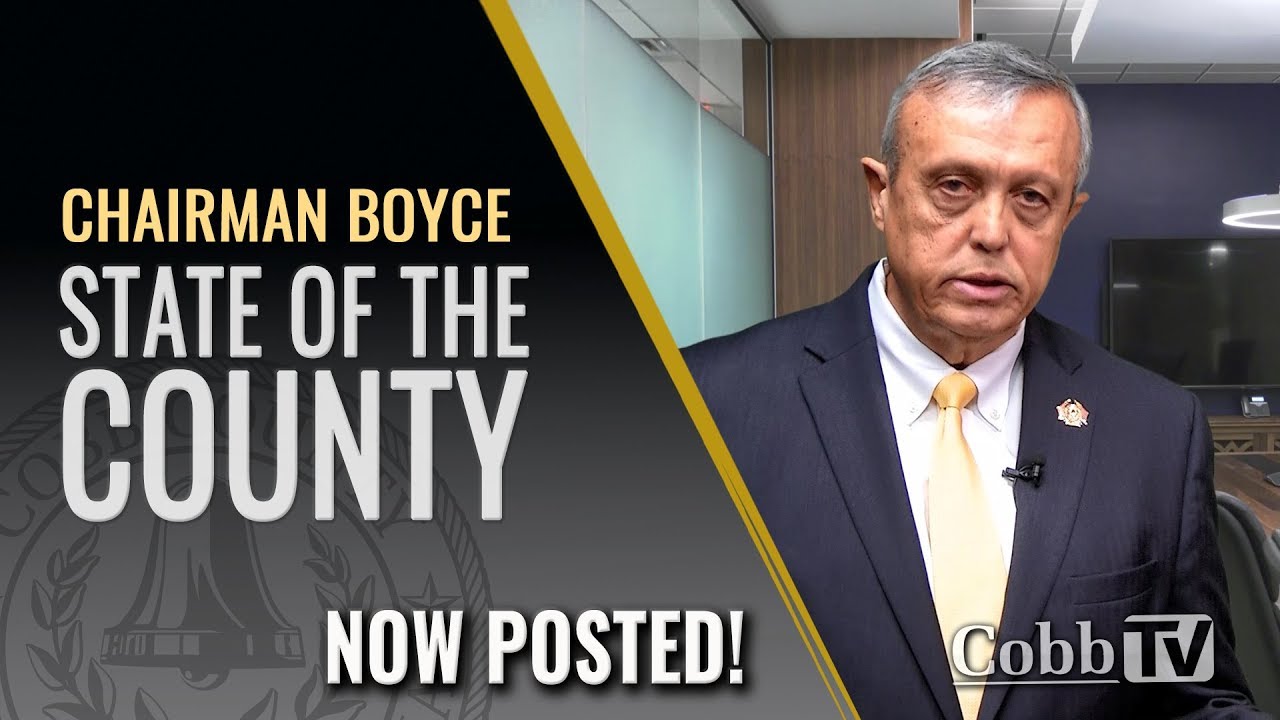 Cobb County Chairman Mike Boyce - State of the County 2019 - YouTube