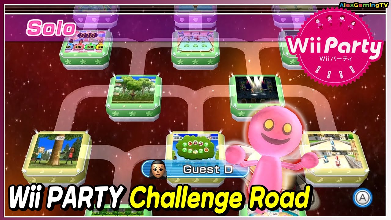 Wii Party - Challenge Road, Player Guest D | AlexGamingTV - YouTube