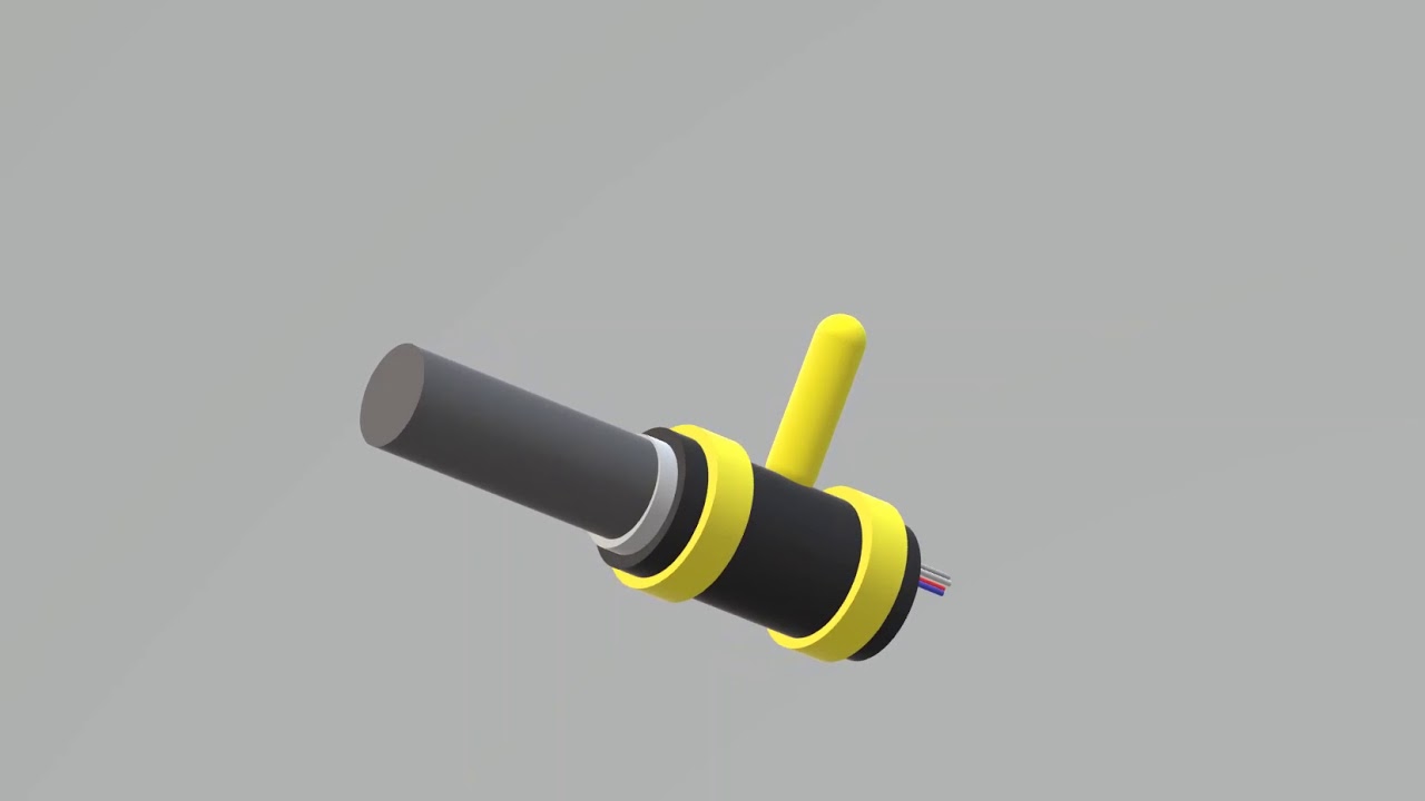 3d model of a sewer lateral packer. - YouTube