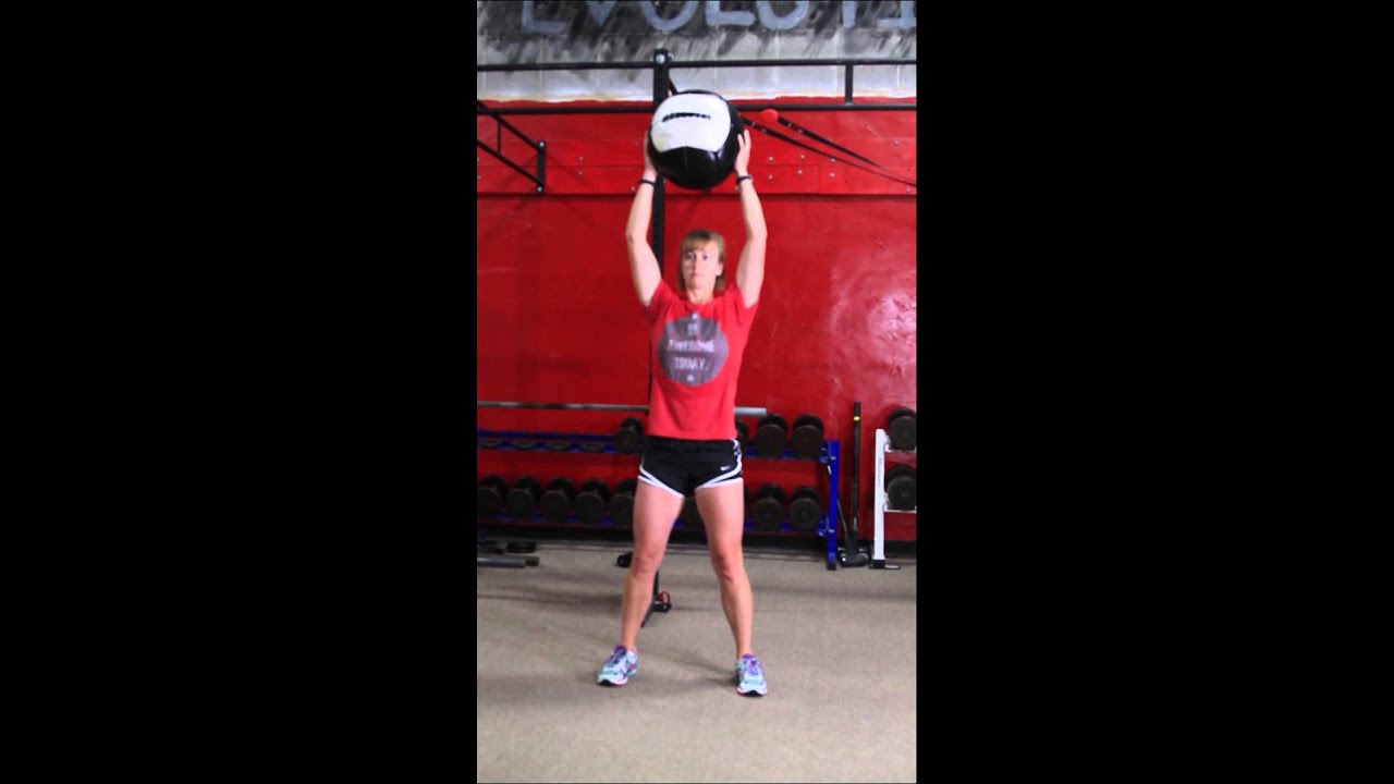 Overhead Med Ball Slams - YouTube