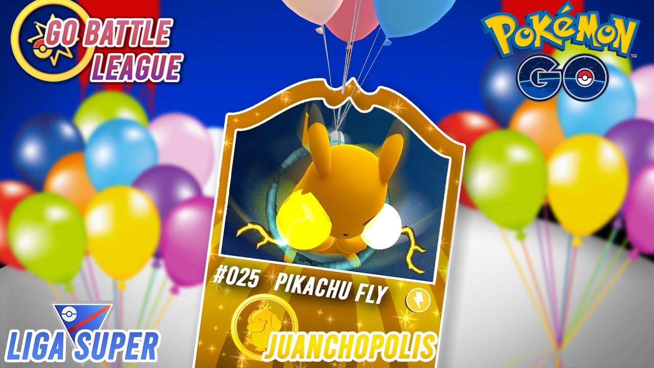 ¡PIKACHU "FLY" CON VUELO A NIVEL 50 EN GBL!-Pokémon Go PvP - YouTube