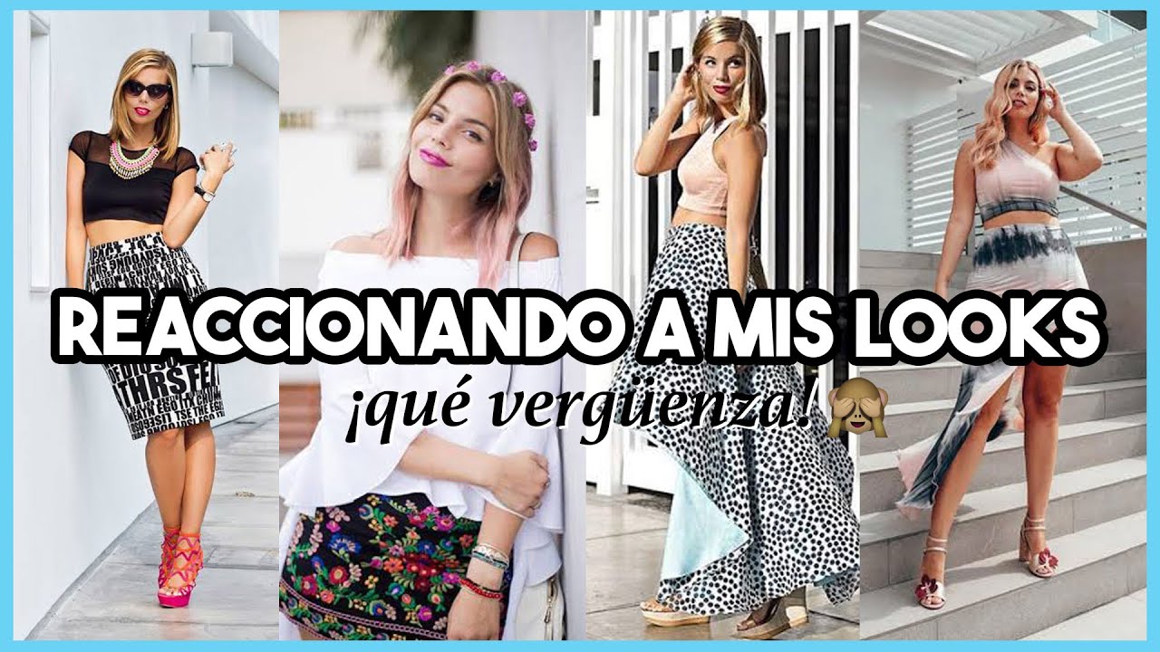 Reaccionando A Mis Looks Del Pasado Dolce Placard Youtube