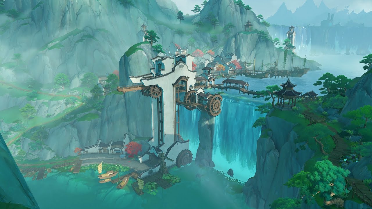 A Nice Day at the Port (Yilong Wharf · Day) - Genshin Impact 4.4 OST ...