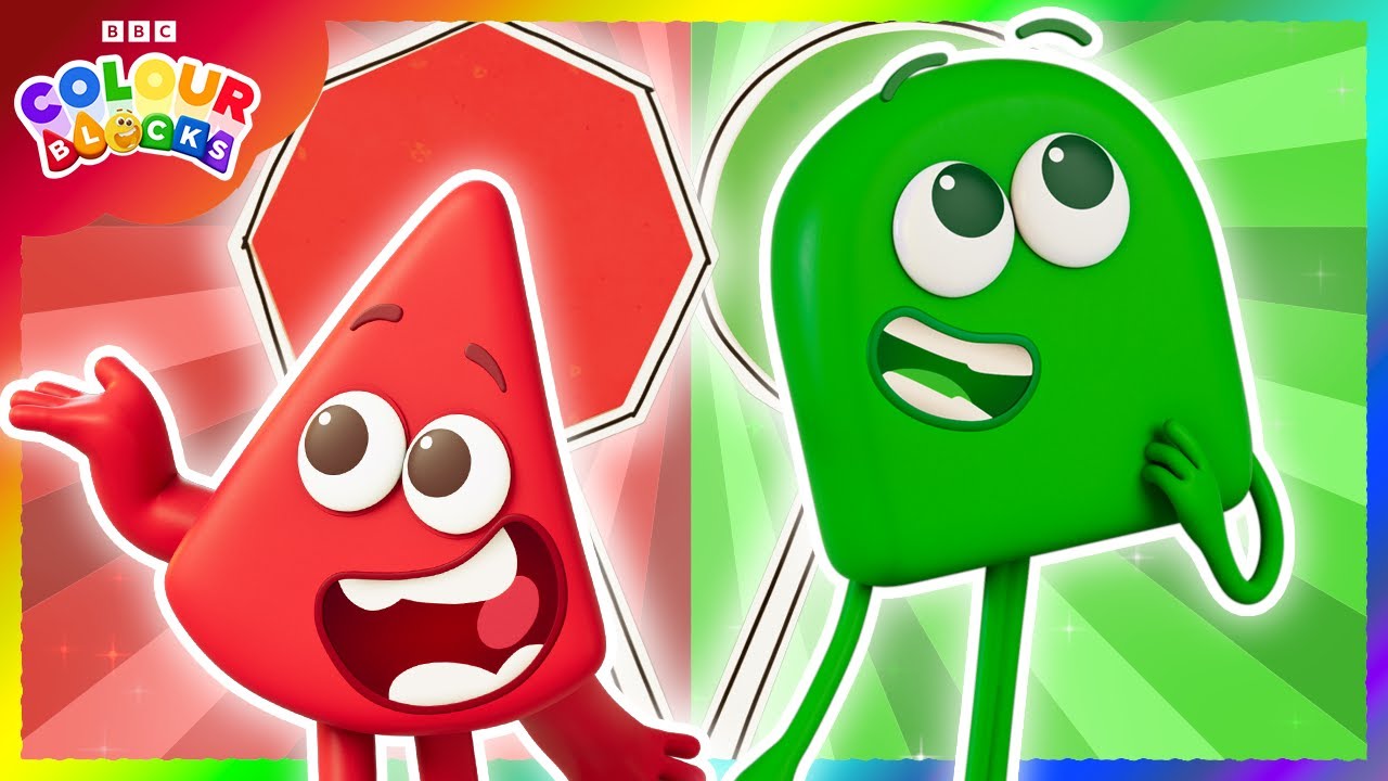 🔴 Stop and Go! 🟢 | The Best of Red and Green | Explore Colours for Kids ...