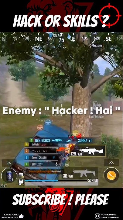 ENEMY : " HACKER ! HAI " - YouTube