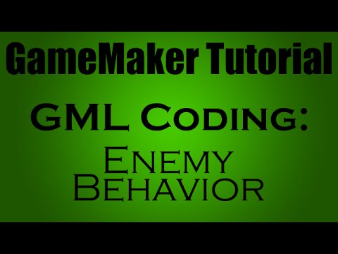 Game Maker GML Coding: Enemy Behavior - YouTube