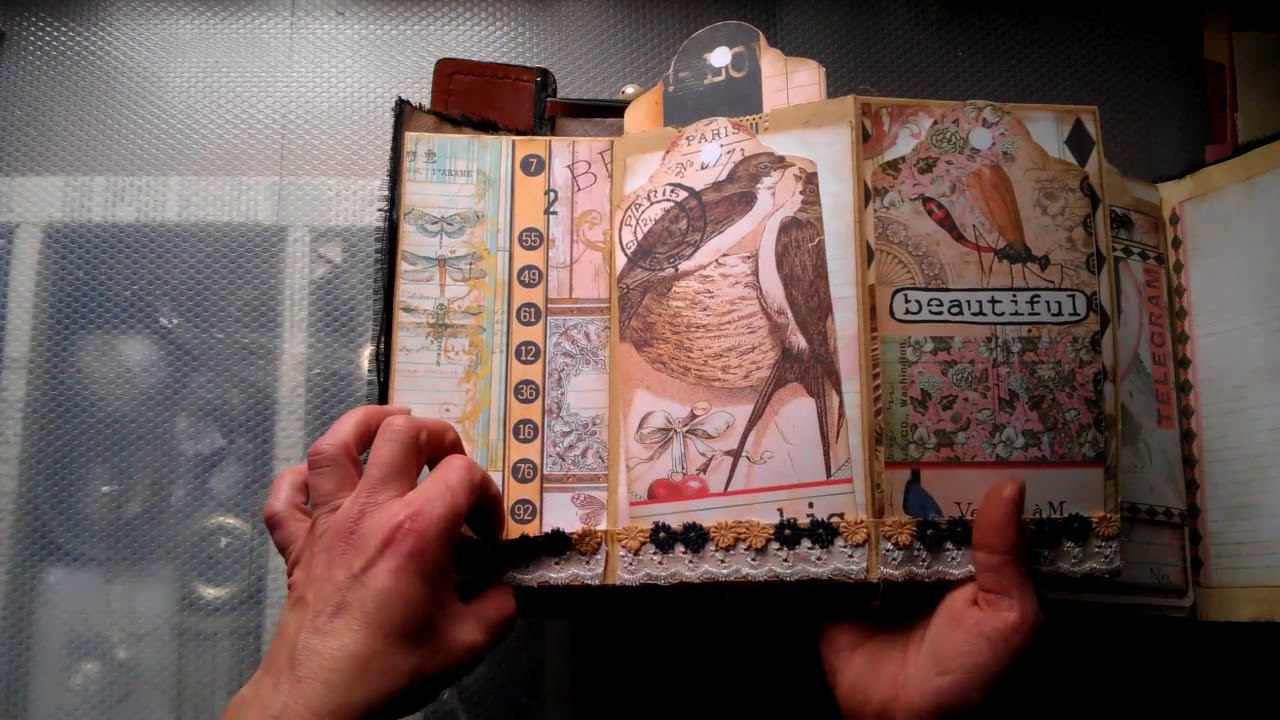 Pocket insert for journal and some more ideas - YouTube