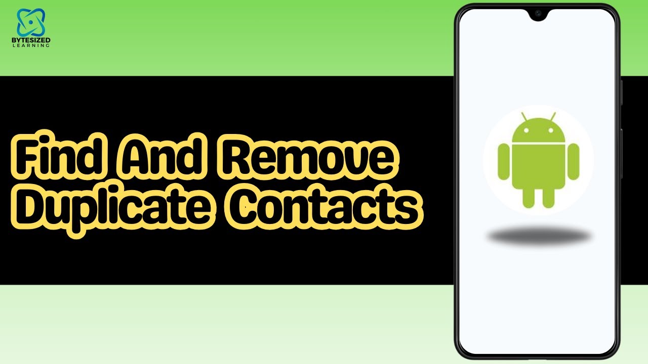 How to Find And Remove Duplicate Contacts on Android - YouTube