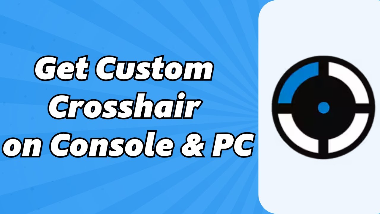 How to Get Custom Crosshair on Console And PC - YouTube