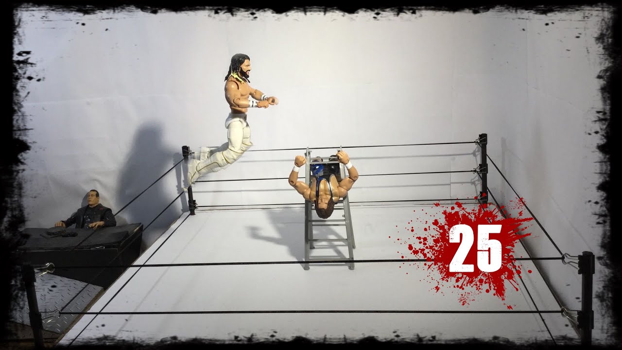 ESW - Extreme #25 - Springboard Ladder Hanging Legdrop! (WWE Stop ...