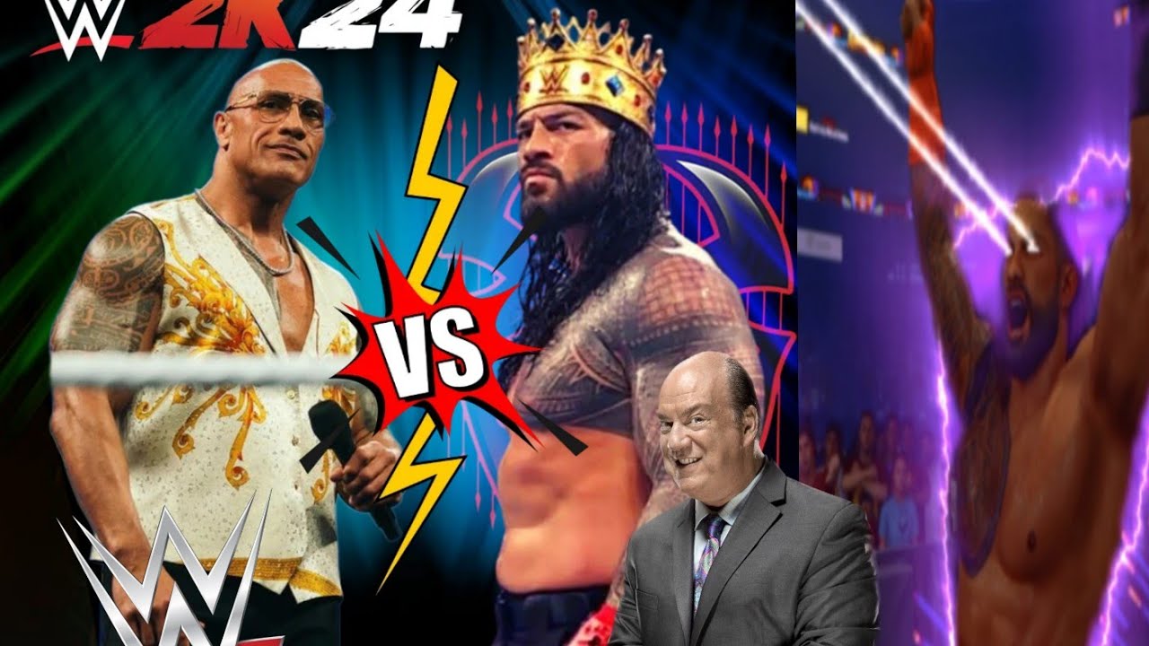 Wrestling Titans Collide: The Rock Battles Roman Reigns! - YouTube