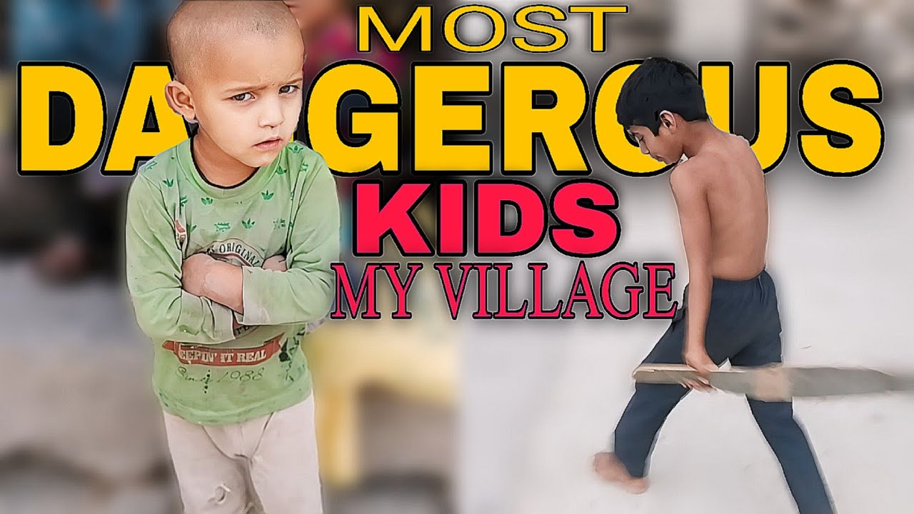 MOST DANGEROUS KIDS IN MY VILLAGE😲| #vlog - YouTube