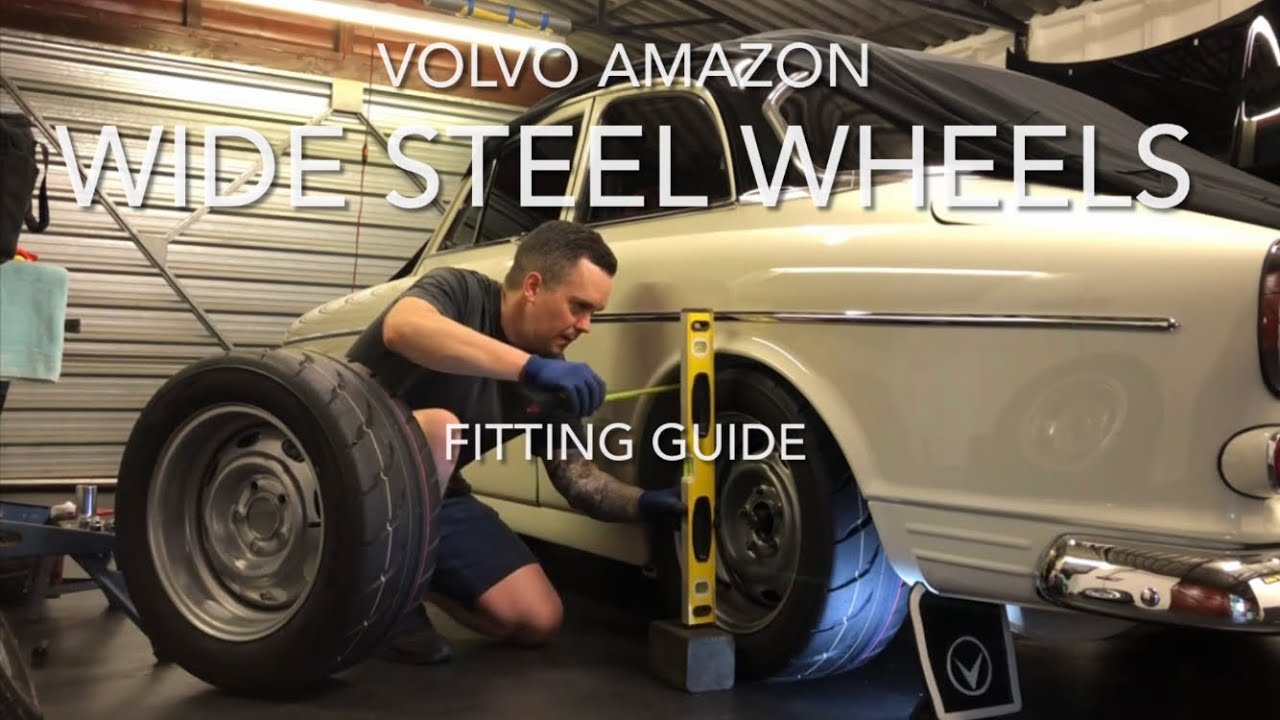 Banded steel wheels - how WIDE can you go?? Volvo Amazon guide - YouTube
