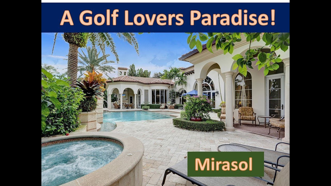 Golf Lovers Paradise in Palm Beach Gardens Florida, Mirasol Golf and ...
