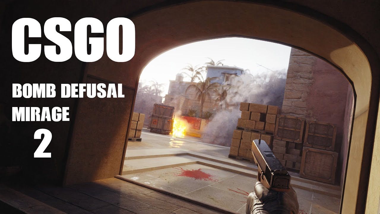 CSGO: Bomb Defusal, Map: Mirage (2) - YouTube