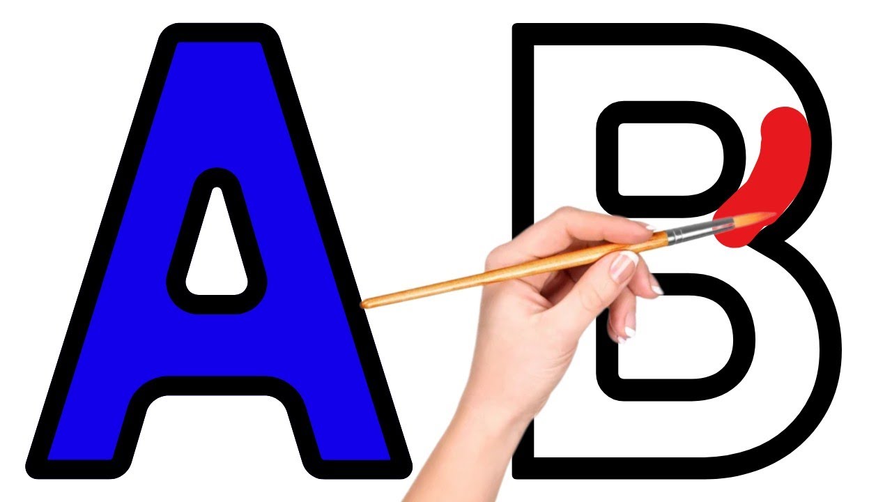 ABC, ABC song, abcd, abc, Colors, Painting, Drawing, How to draw ...