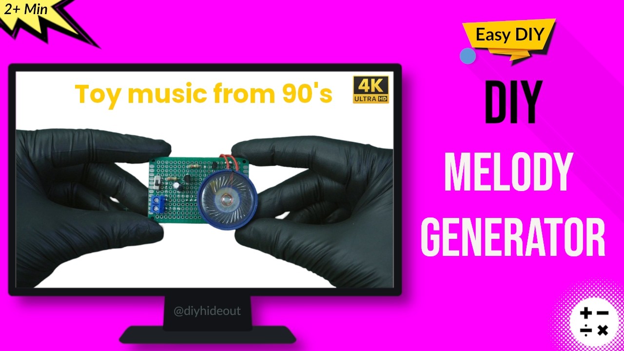 Building Melody Generator used in toys using UM66 | Simple Electronics ...