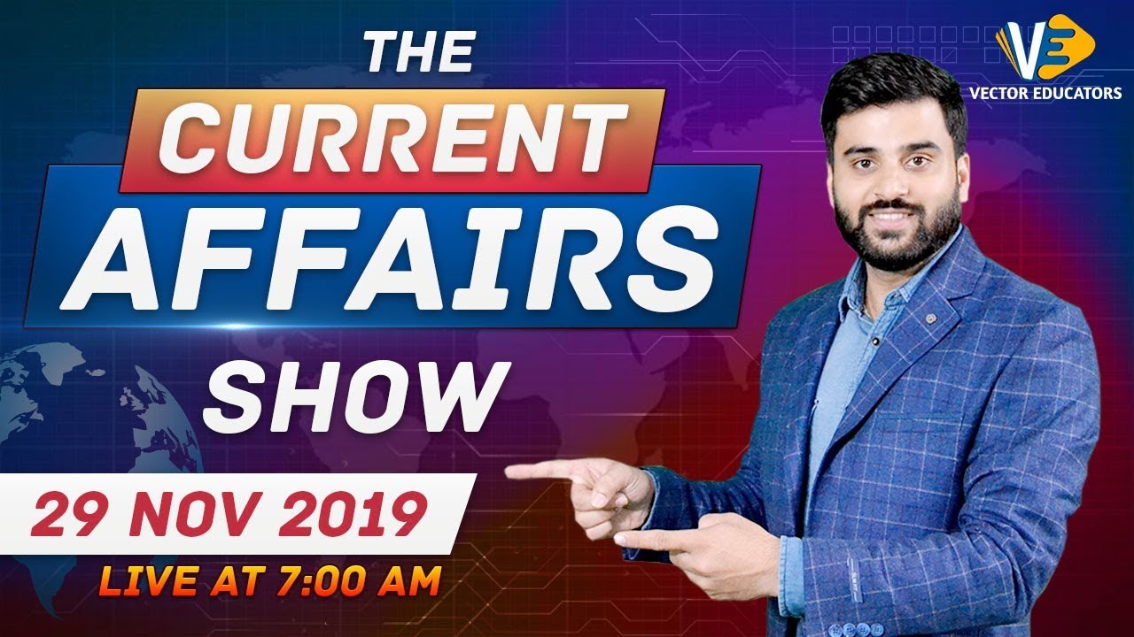 The Current Affairs Show | By Navdeep Sir | Vector Educators - YouTube