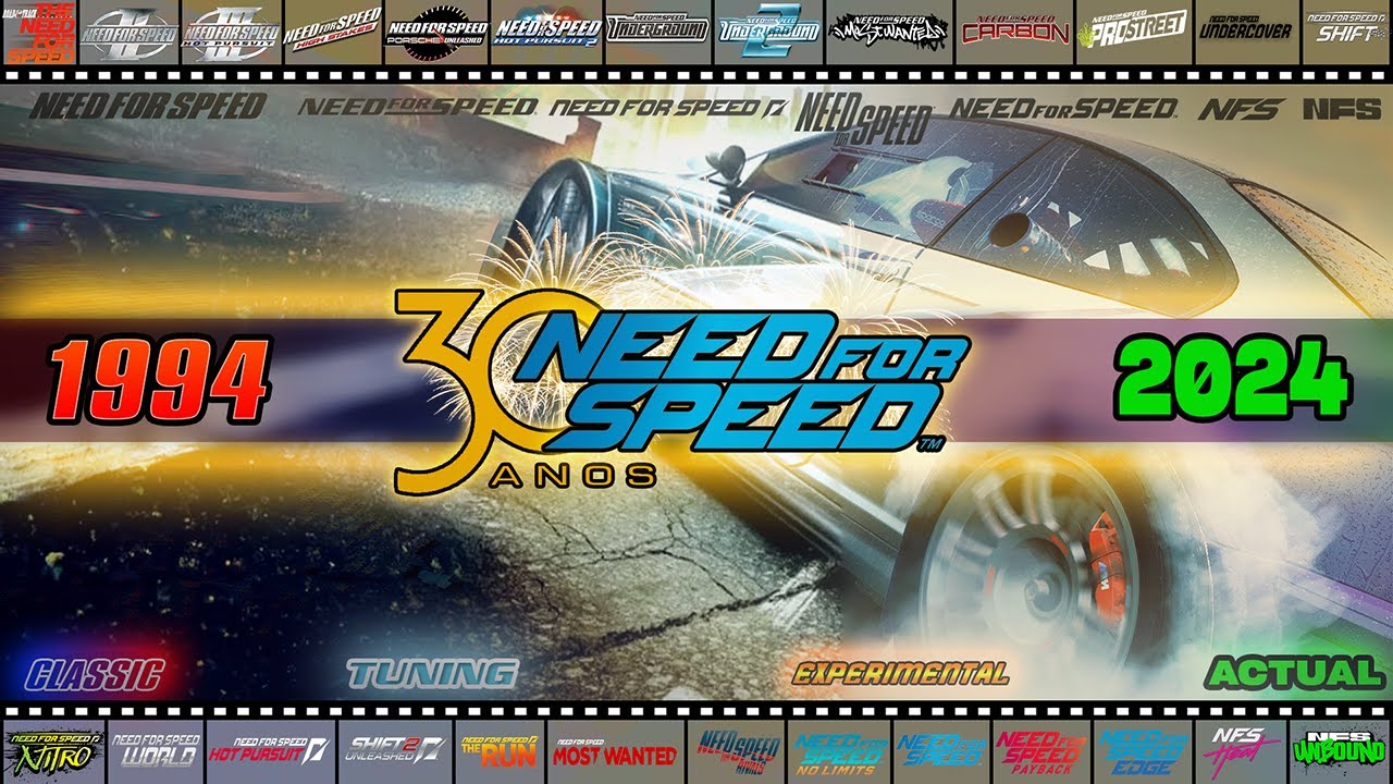 NEED FOR SPEED - 30 ANOS!! - YouTube
