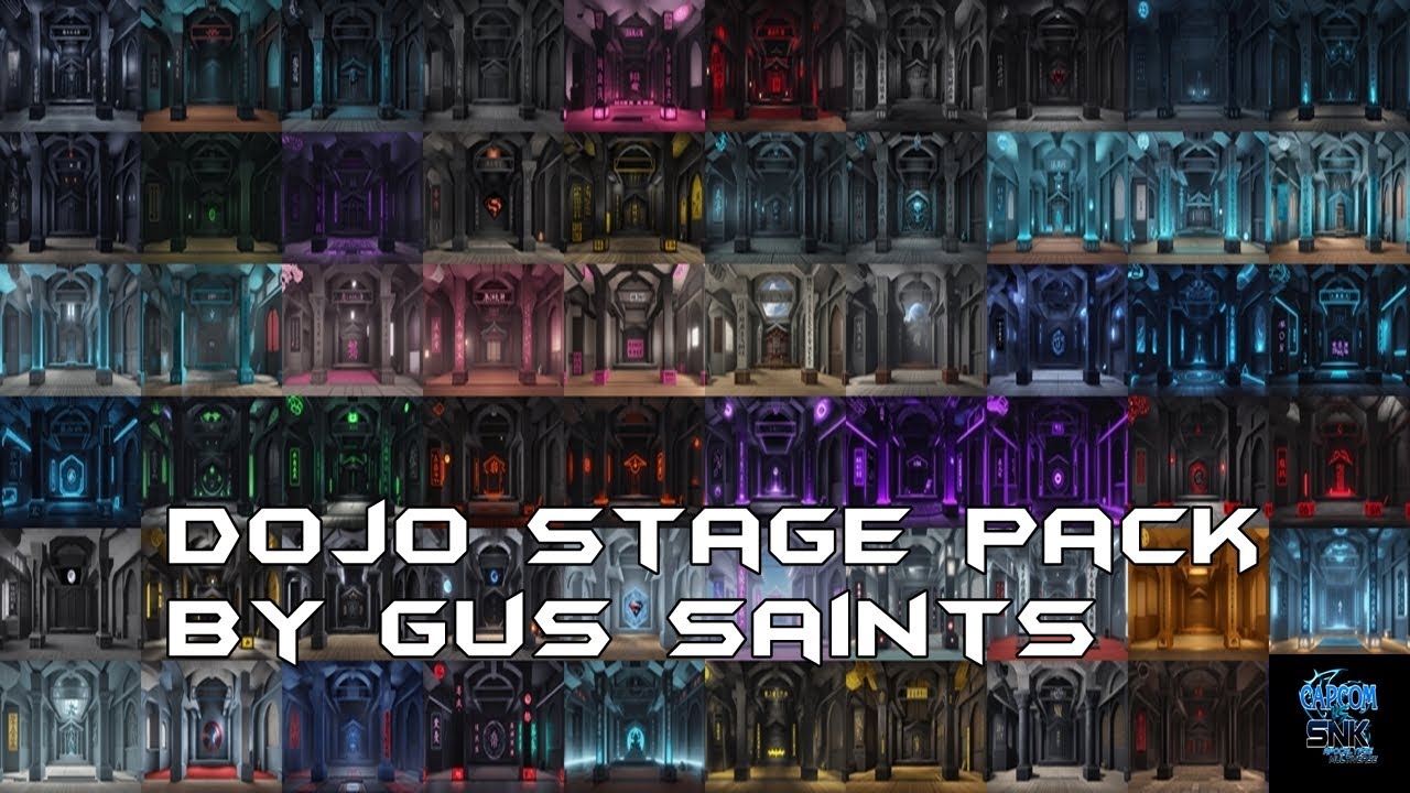 Dojo Stage Pack By Gus Saints - YouTube