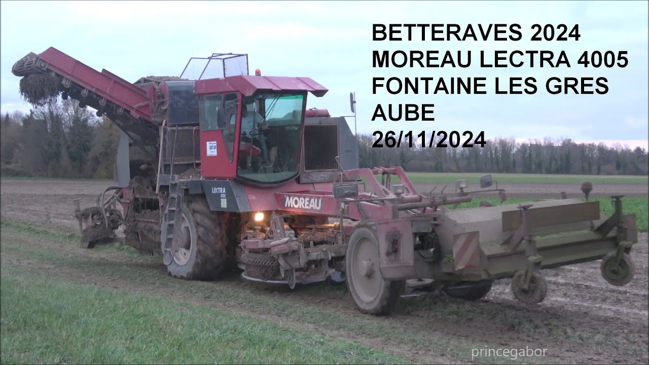 BETTERAVES 2024 / MOREAU LECTRA 4005 / FONTAINE LES GRES / AUBE ...