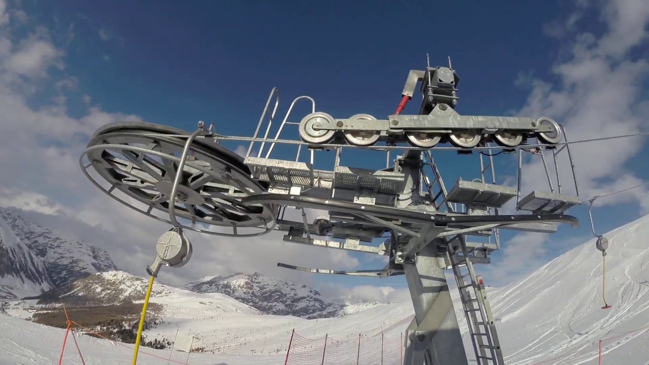 Skilift Planon, Livigno - YouTube