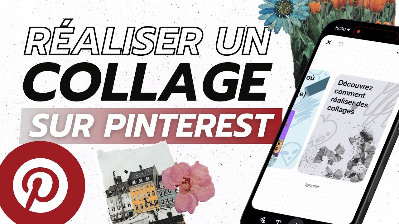 Comment faire un collage sur Pinterest ? 🌸 - YouTube