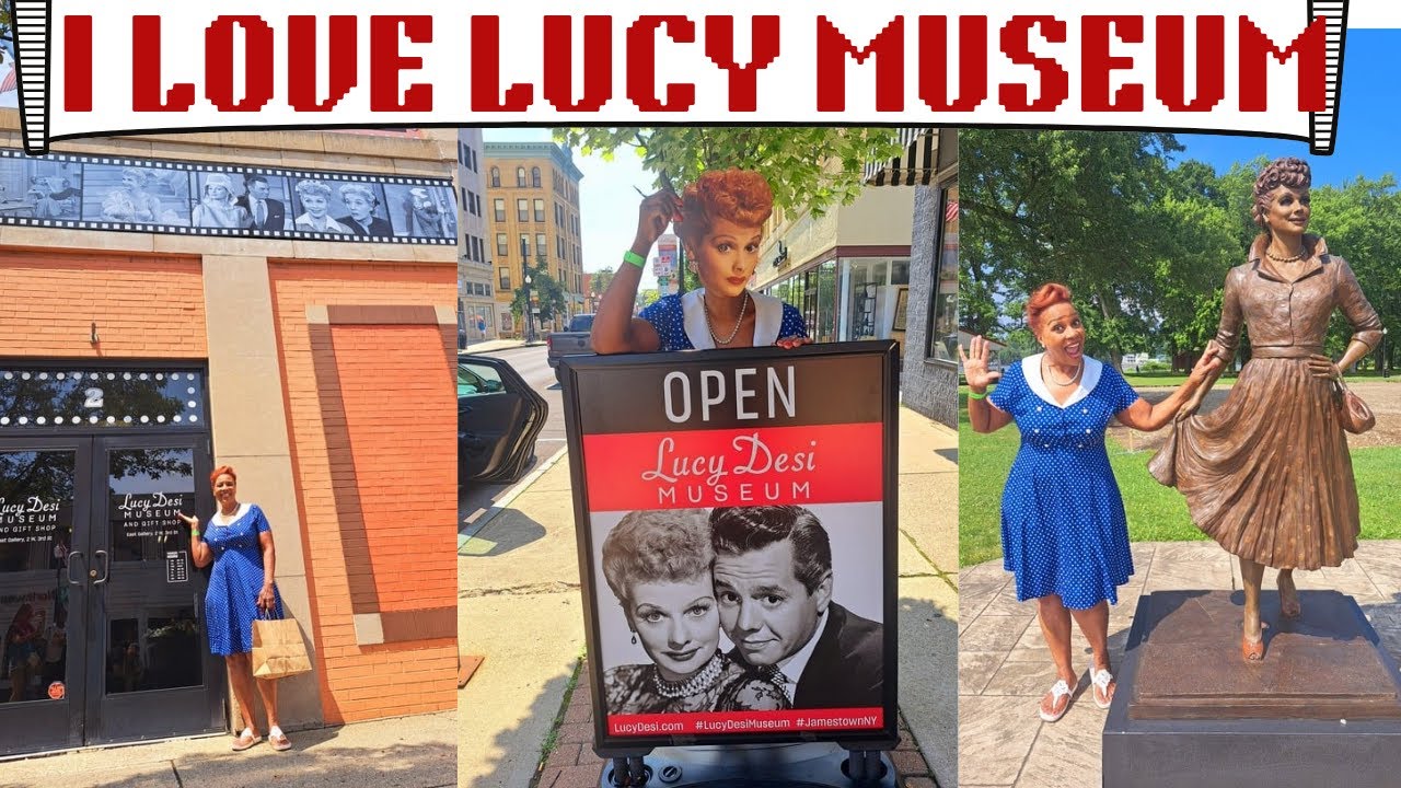 Visit to the I Love Lucy Museum ~Lucille Ball's park~Jamestown NY - YouTube
