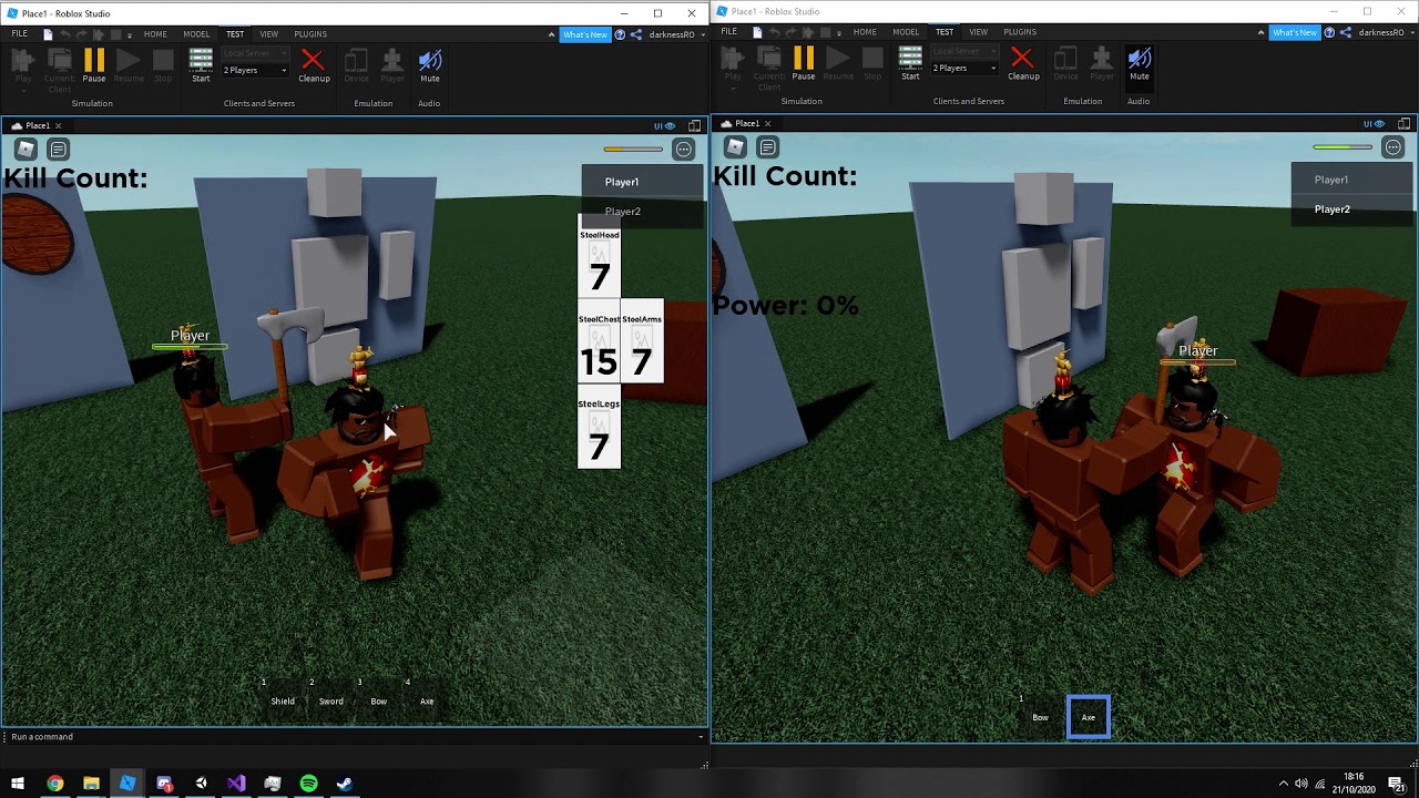 Roblox Medieval Combat System Test 2 - YouTube